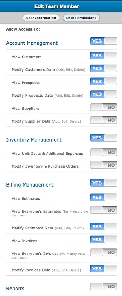 Custom User Permissions For Viewing Modifying And Collaborating